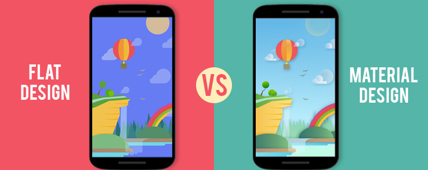 Flat Design or Material Design- Which One to Prefer?
