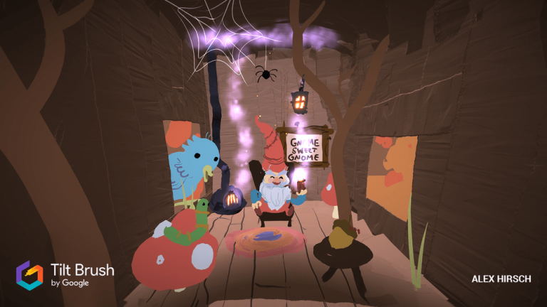 Paint Virtual World with Google's VR Tilt Brush