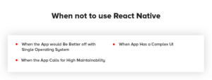 Reasons Why Use React Native For Your Next App Development