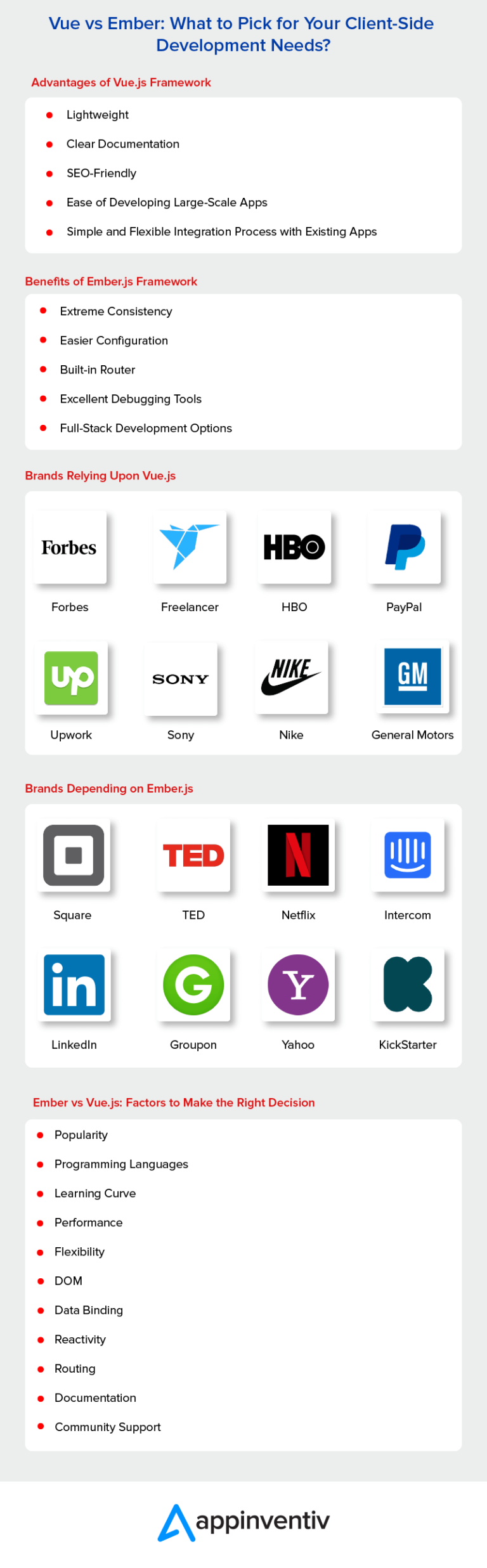 Vue vs Ember: Choosing the Right JavaScript Framework